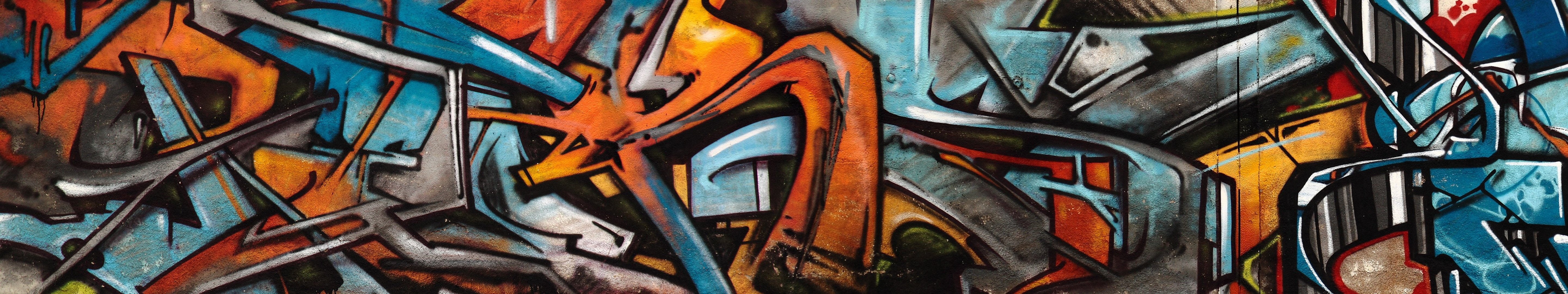 Grafit, Water, Panoramic, Art And Craft, Multi, Vibrant Color, Abstract ...