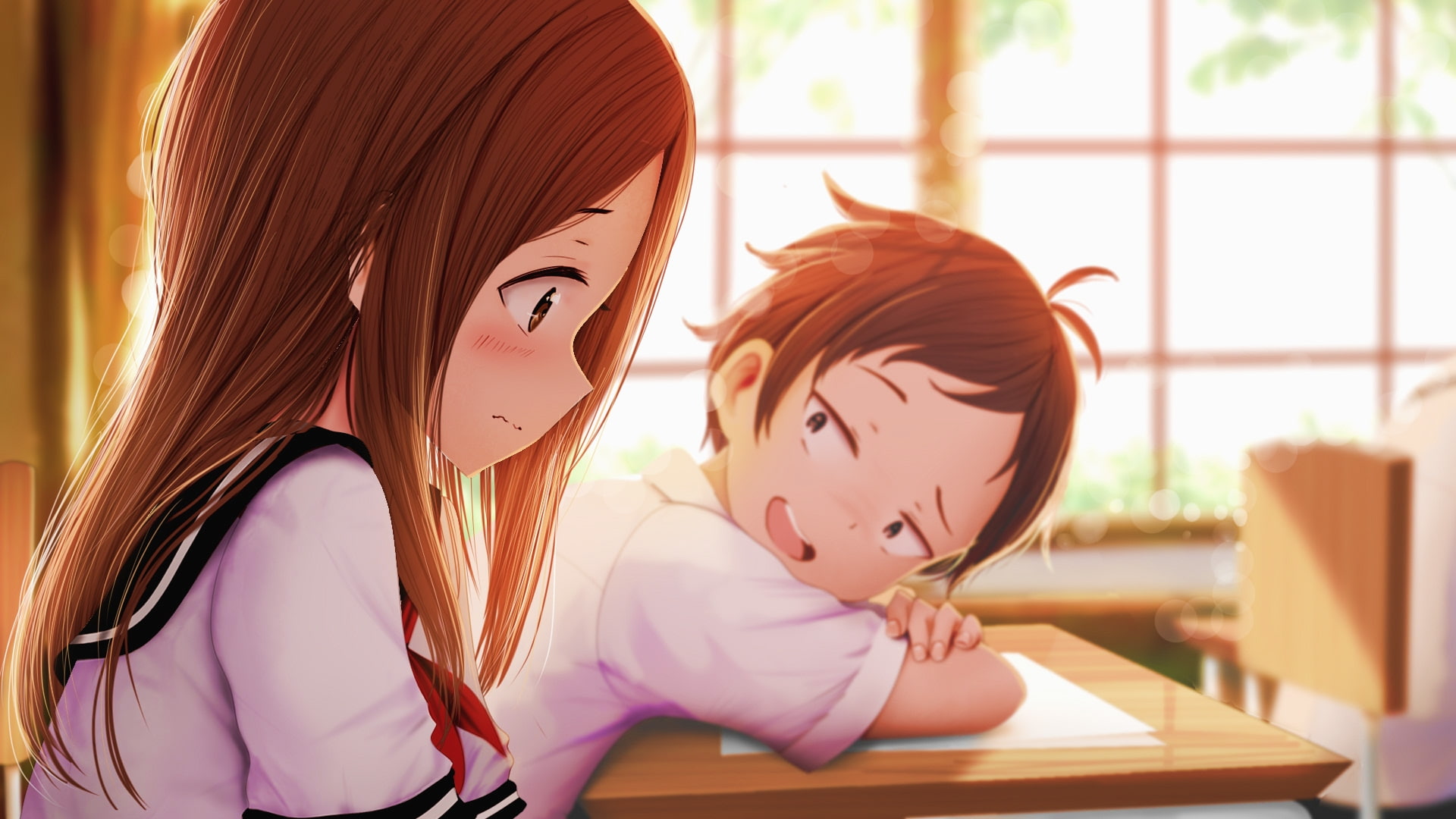 Karakai Jouzu No Takagi, Romance, Classroom, Anime, Blush, 1080P, Shy ...