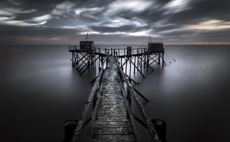 Dark, Direction, Cloud - Sky, Pier, Built Structure, Tranquil Scene ...